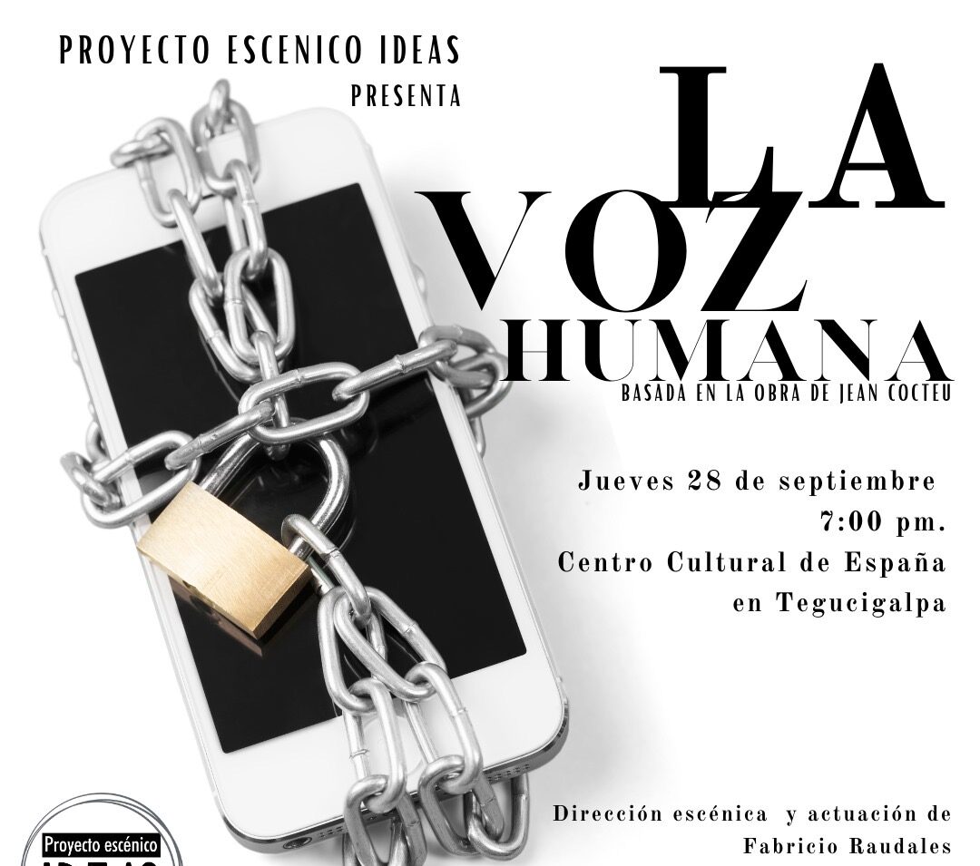 Obra teatral “La Voz Humana” – Centro Cultural de España Tegucigalpa (CCET)